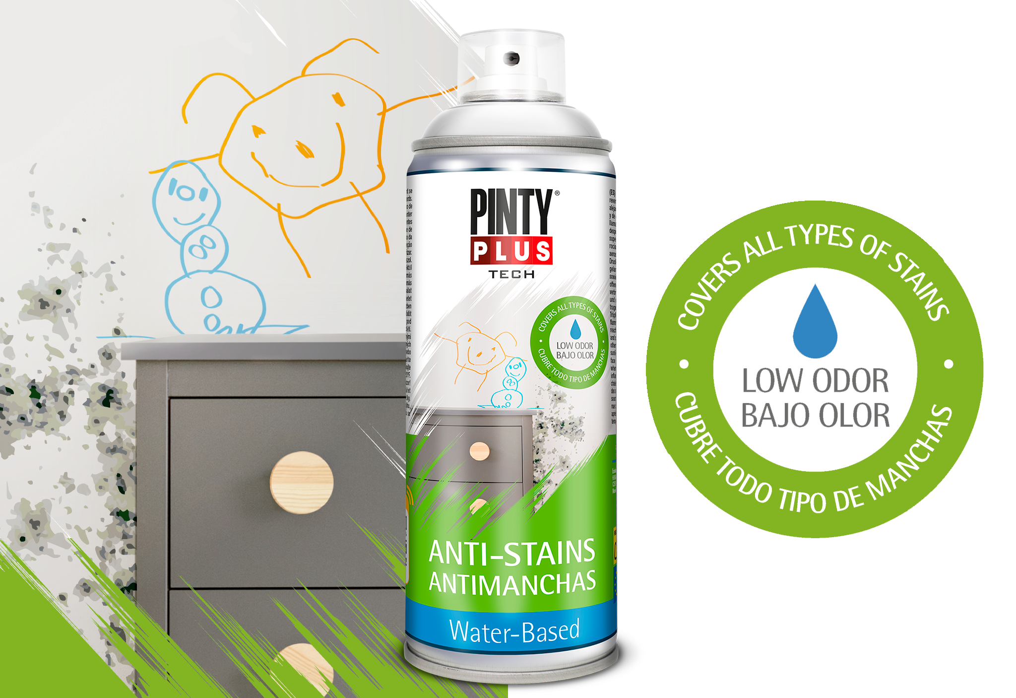 Pintyplus Tech Anti-Stains Water-based - Pintyplus